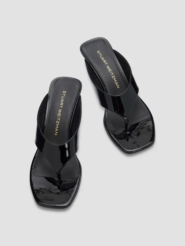 STUART WEITZMAN Vinnie 50mm Leather Sandals - Black