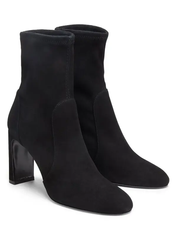 STUART WEITZMAN Babette 85mm Suede Booties