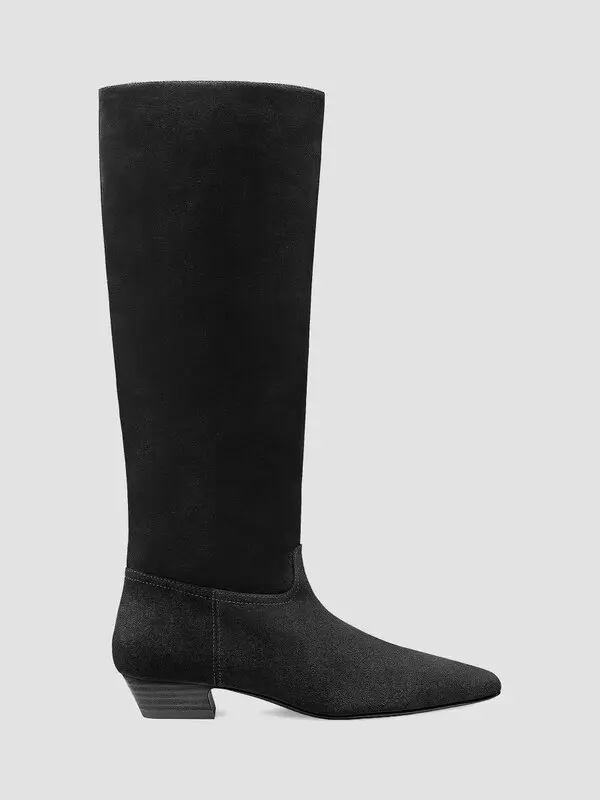 STUART WEITZMAN Stassi 25mm Suede Boots - Black