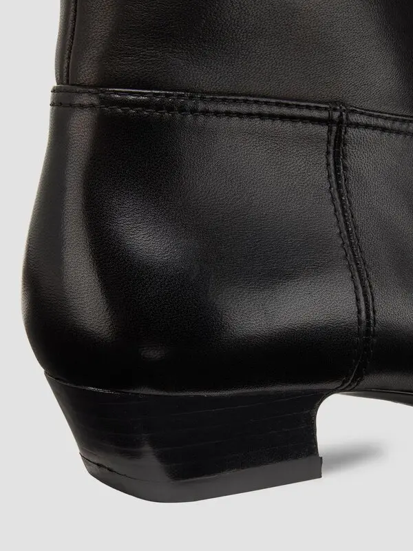 STUART WEITZMAN Stassi Leather Ankle Boots