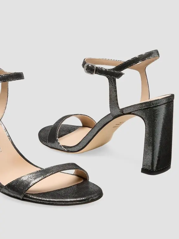 STUART WEITZMAN Babette 85mm Textured Leather Sandals