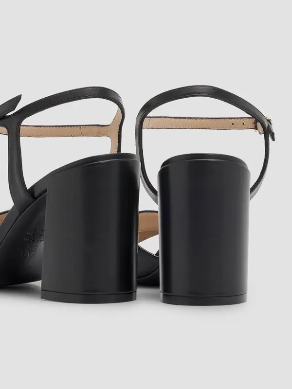 STUART WEITZMAN Alyssa 85mm Leather Block Sandals