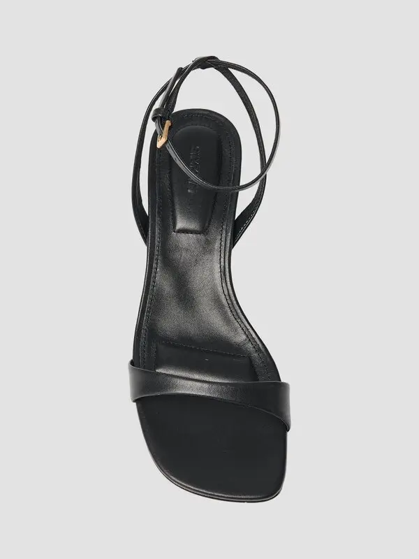 Simkhai Hannah 35mm Leather Sandals - Black