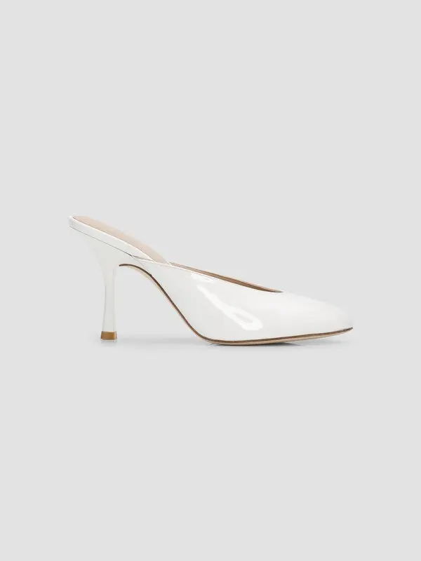 STUART WEITZMAN Madison 85mm Patent Leather Mules