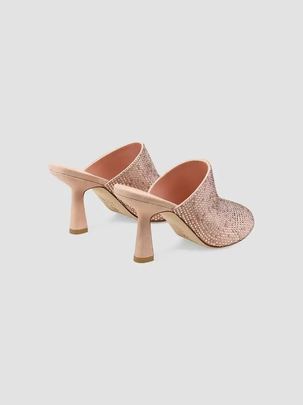 STUART WEITZMAN Talia Shine 85mm Mules