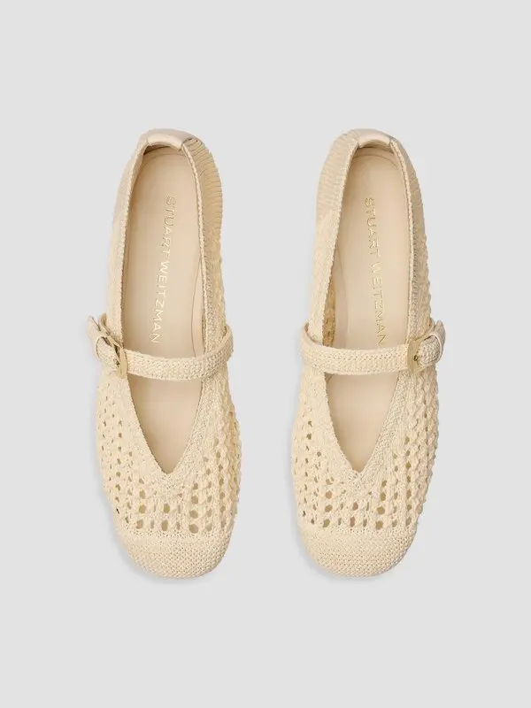 STUART WEITZMAN Leora Mary Janes - Chalk