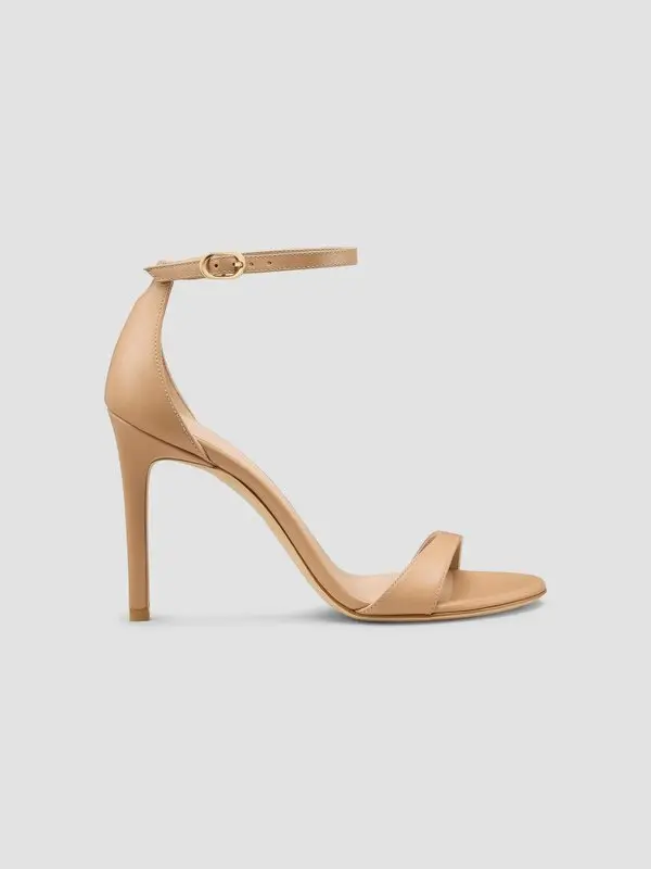STUART WEITZMAN Nudist Ii 100mm Leather Sandals