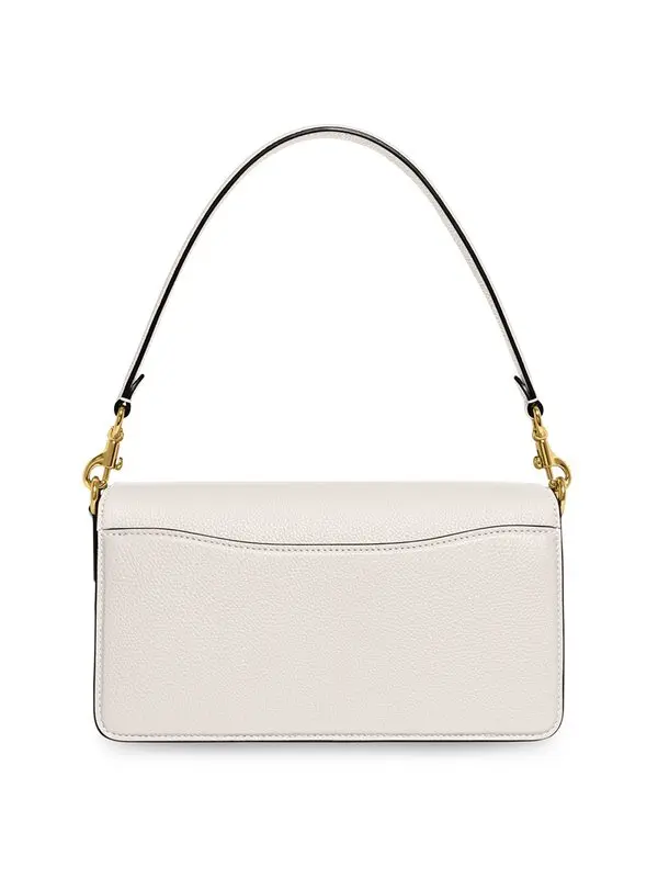COACH Tabby Leather Shoulder Bag - White