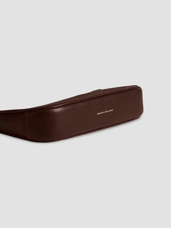 COACH Plaza Leather Shoulder Bag - Maple