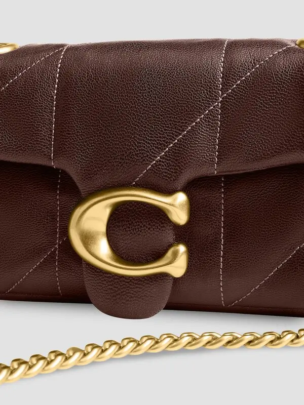 COACH Tabby 20 Quilted Leather Shoulder Bag - Maple