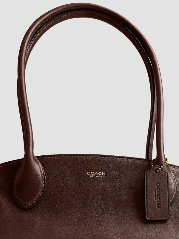 COACH Soft Empire 34 Leather Carryall - Maple