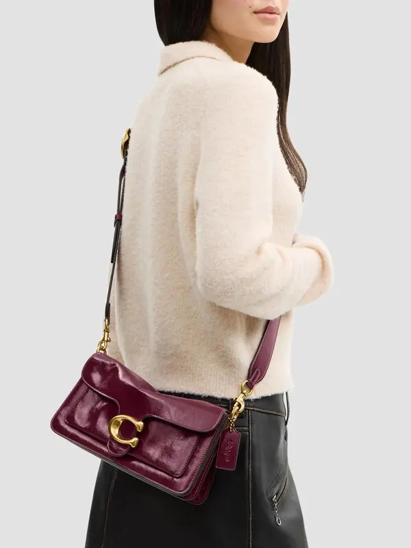 COACH Tabby 26 Glazed Leather Shoulder Bag