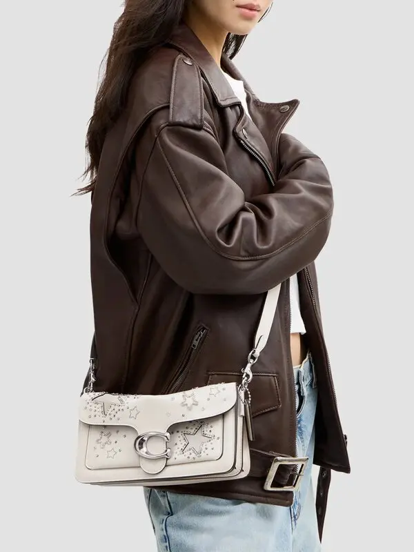 COACH Tabby 26 Celestial Embroidered Leather Shoulder Bag