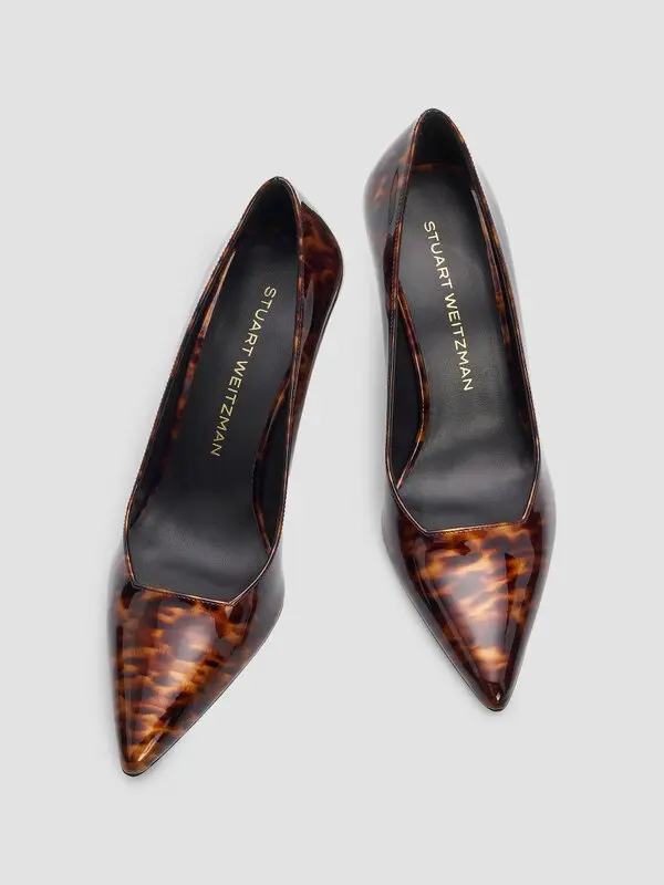 STUART WEITZMAN Vinnie 85mm Printed Leather Pumps