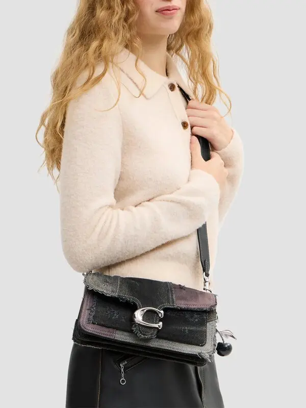 COACH Tabby Patchwork Denim Shoulder Bag