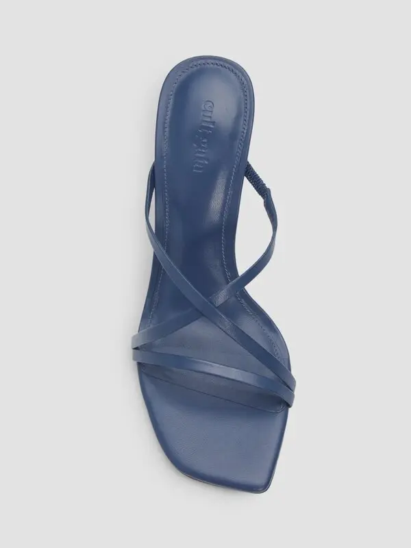 Cult Gaia Sage 90mm Teardrop Heel Sandals - Sage Tide