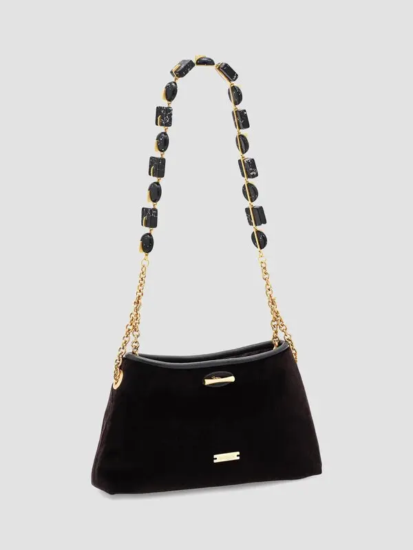 Cult Gaia Mini Kiraz Studded-strap Shoulder Bag