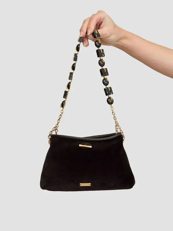 Cult Gaia Mini Kiraz Studded-strap Shoulder Bag