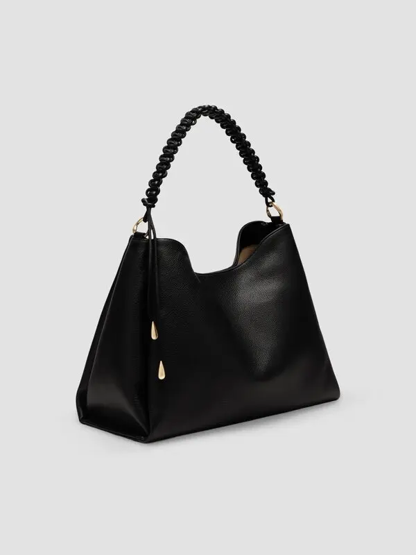 Cult Gaia Osa Leather Tote Bag - Black