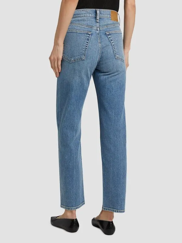 Rag & Bone Harlow Mid-rise Straight Ankle Jeans