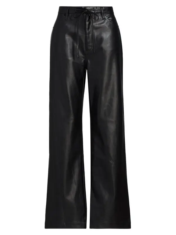 Rag & Bone Phoebe Faux-leather Drawcord Pants