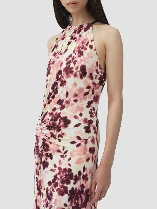 Simkhai Cerin Floral Halter Maxi Dress