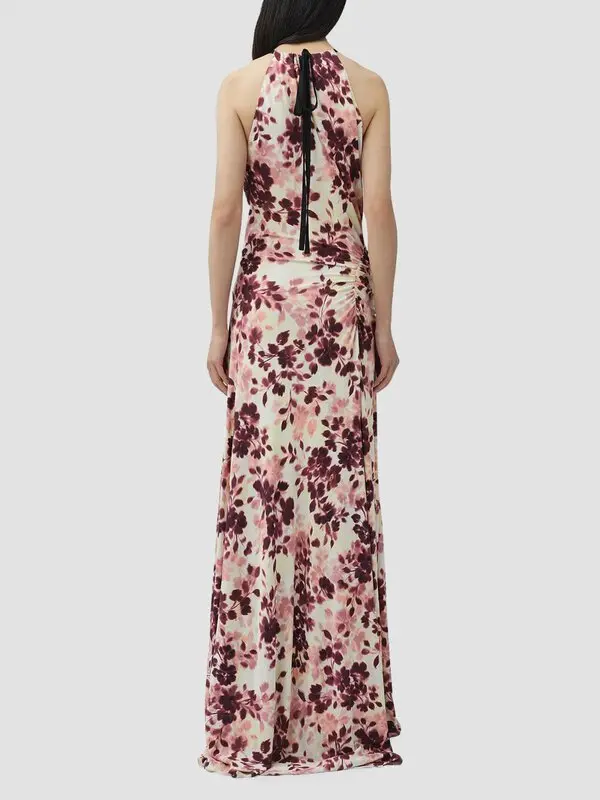 Simkhai Cerin Floral Halter Maxi Dress