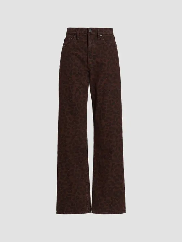 Rag & Bone Shea -print Relaxed-fit Straight Jeans