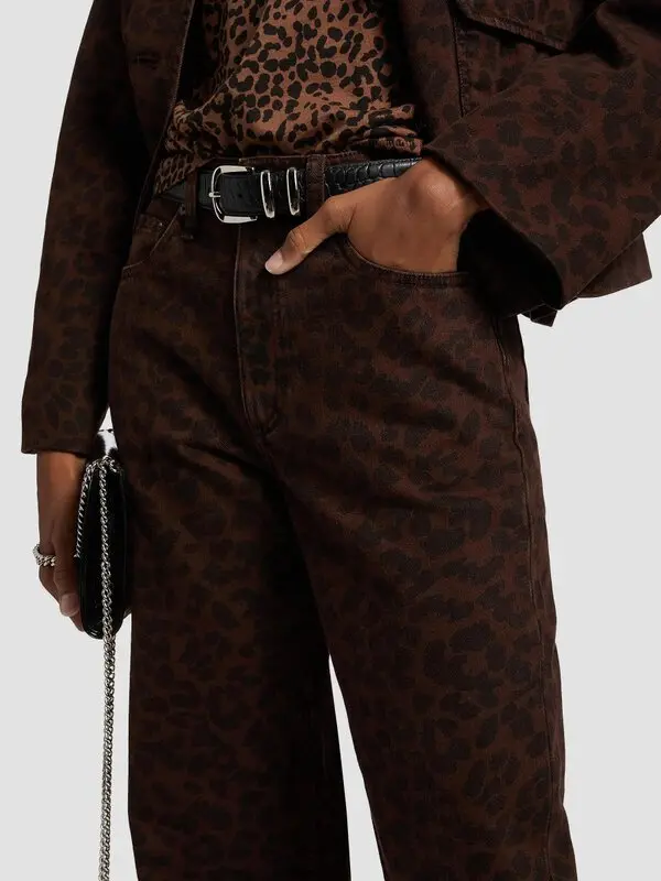 Rag & Bone Shea -print Relaxed-fit Straight Jeans