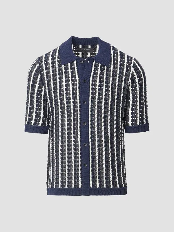 Rag & Bone Dalton Crotchet Cotton Shirt