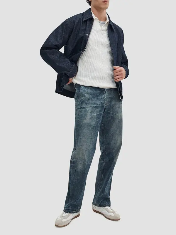 Rag & Bone Saxon Silk-cotton Johnny Polo Shirt