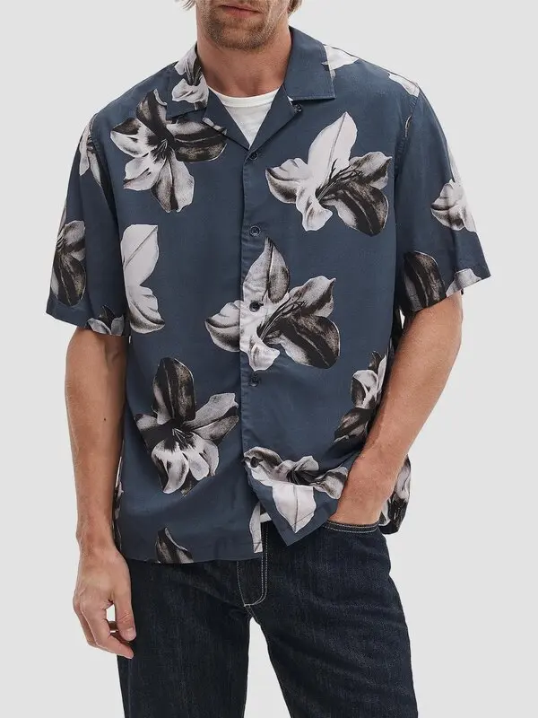 Rag & Bone Avery Floral Camp Shirt