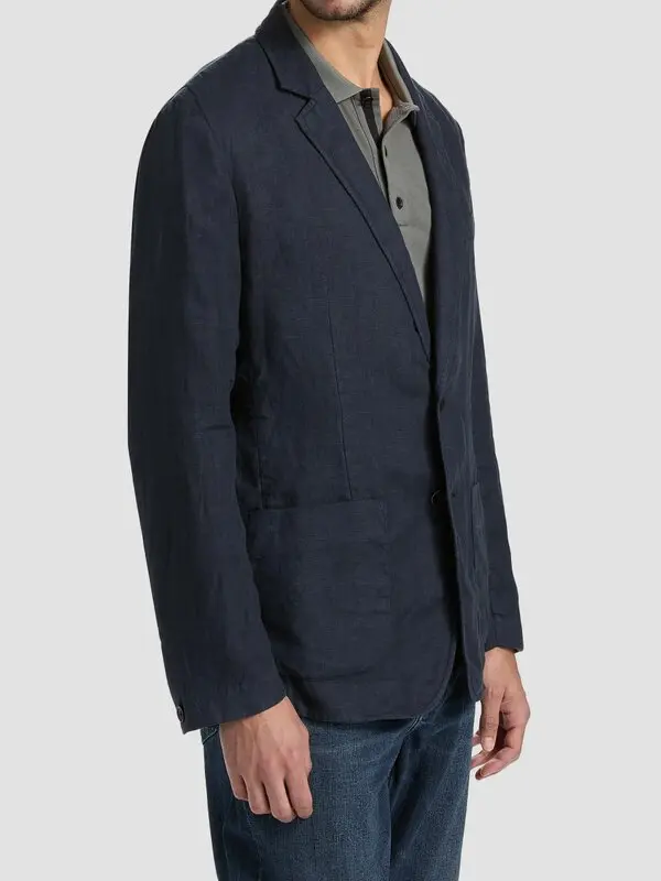Rag & Bone Butler Patch Pocket Linen Blazer