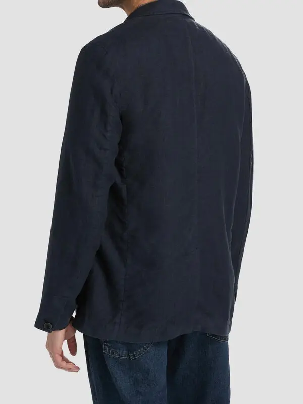 Rag & Bone Butler Patch Pocket Linen Blazer