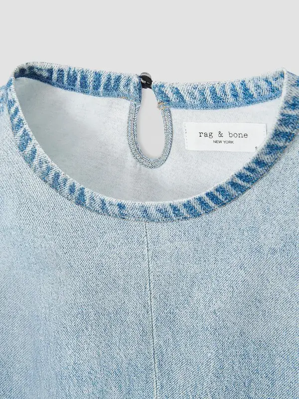 Rag & Bone Rb Miramar Kelly Jersey T-shirt Minidress