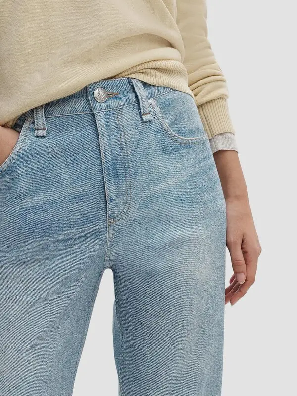 Rag & Bone Rb Miramar Terry Shea Ankle Straight-leg Pants