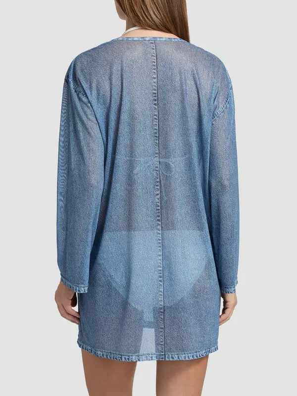 Rag & Bone Rb Miramar Mesh Cover-up Dress