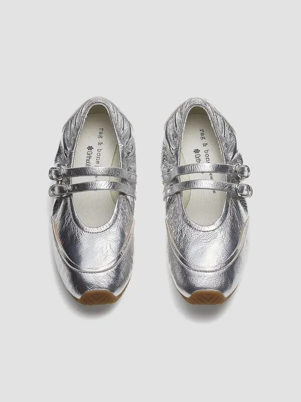 Rag & Bone Emilee Leather Mary Jane Flats