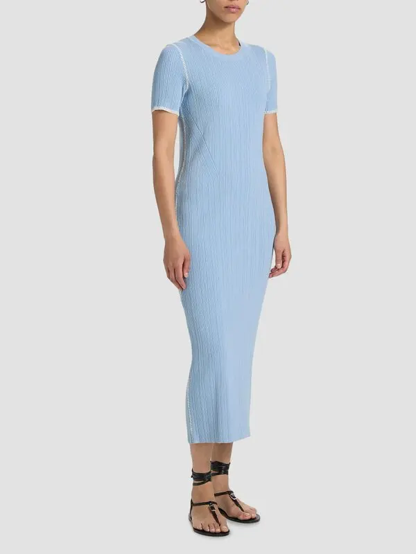 Rag & Bone Harper Rib-knit Midi-dress