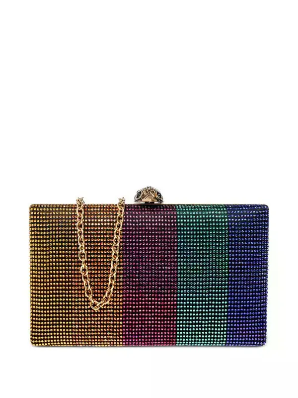 Kurt Geiger Kensington Crystal Clutch Bag - Blue
