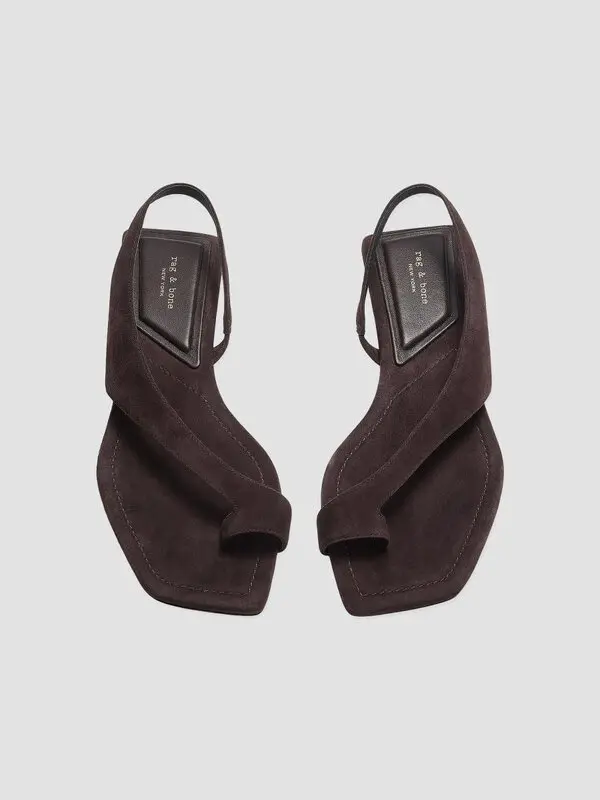 Rag & Bone Liv Suede Flat Sandals
