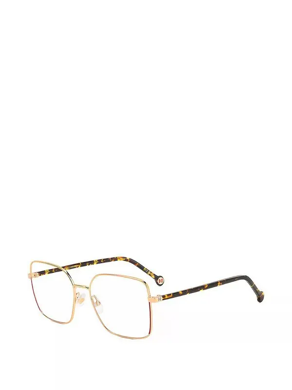 Carolina Herrera Geometric-frame Glasses - Gold