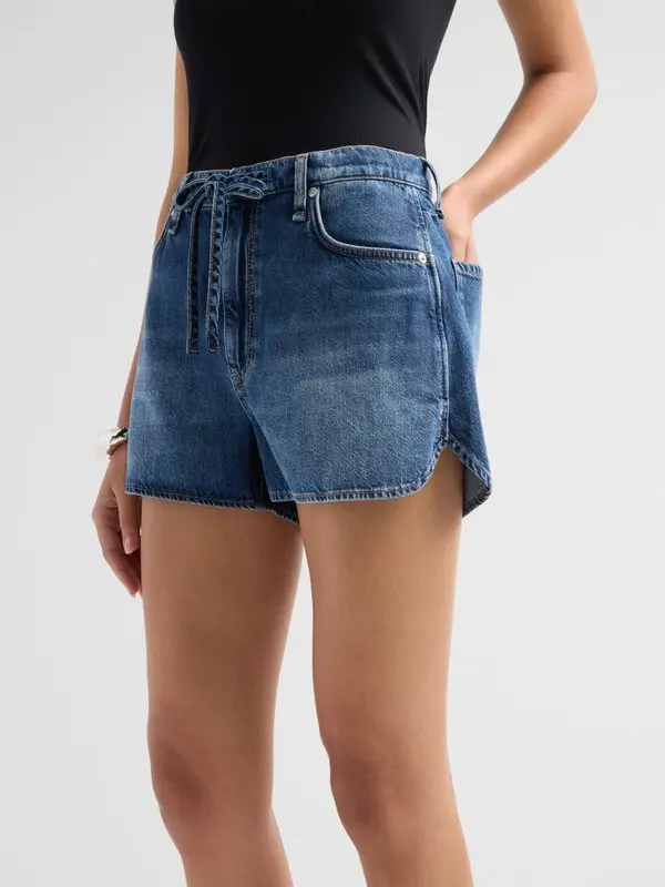 Rag & Bone Nolan Drawstring Denim Shorts