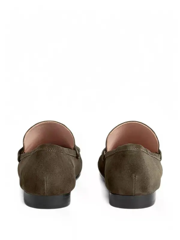 COCCINELLE Suede Logo-plaque Loafers