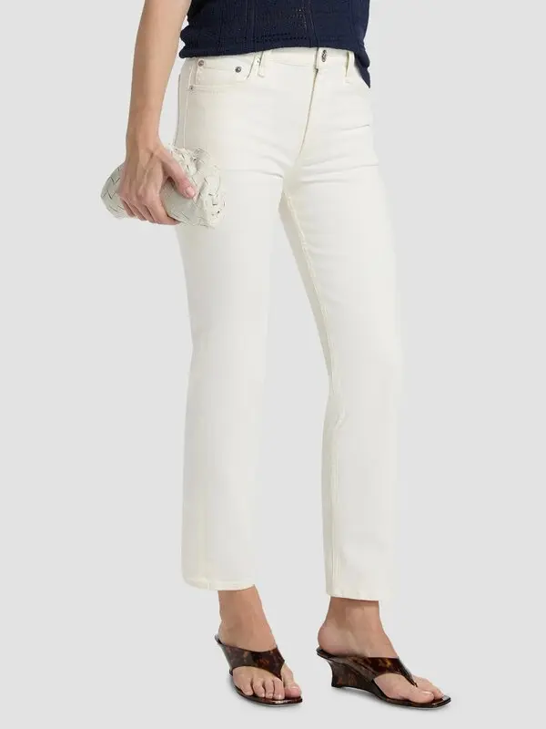 Rag & Bone Harlow Straight-leg Ankle Jeans