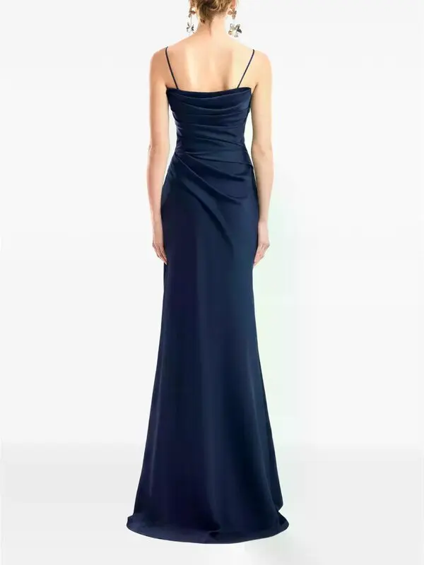 GEMY MAALOUF Bead-embellished Draped Dress