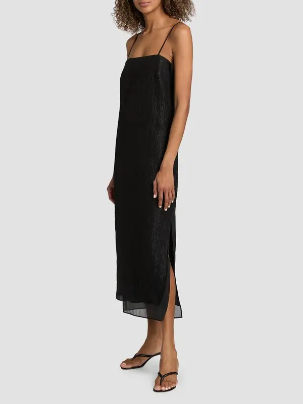 Rag & Bone Suki Semi-sheer Midi-slipdress
