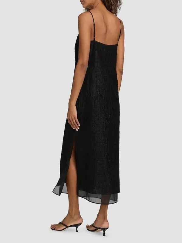 Rag & Bone Suki Semi-sheer Midi-slipdress