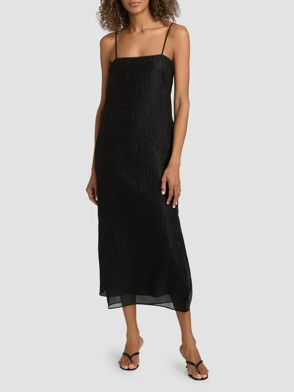 Rag & Bone Suki Semi-sheer Midi-slipdress