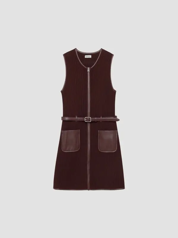 Simkhai Viretta Rib-knit Mini Dress